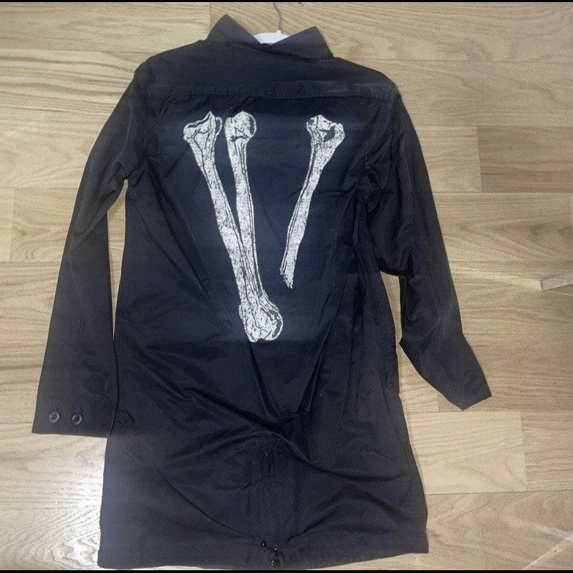 Vlone Vlone Skeleton Trench Coat | Grailed