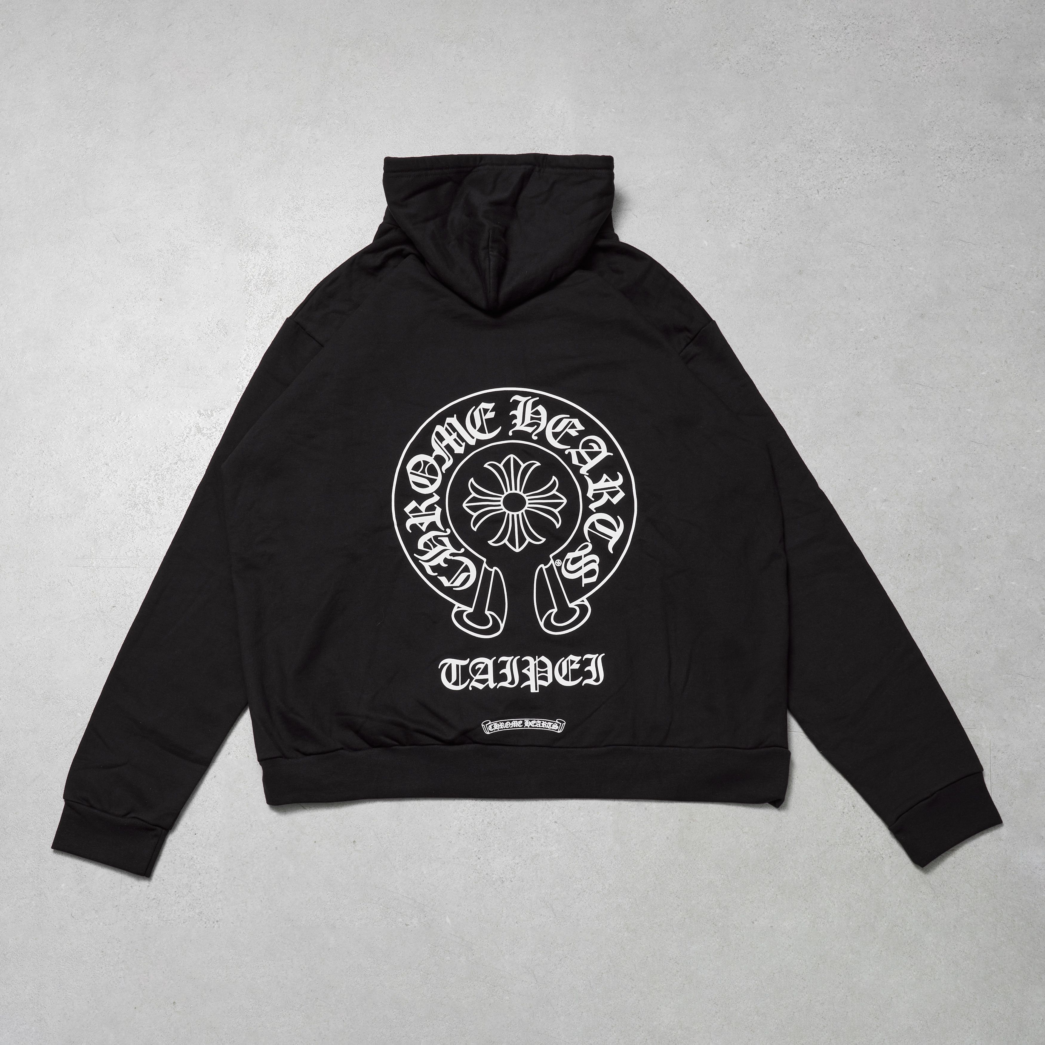 Chrome Hearts CHROME HEARTS Taipei Exclusive HorseShoe Zip Up Hoodie ...