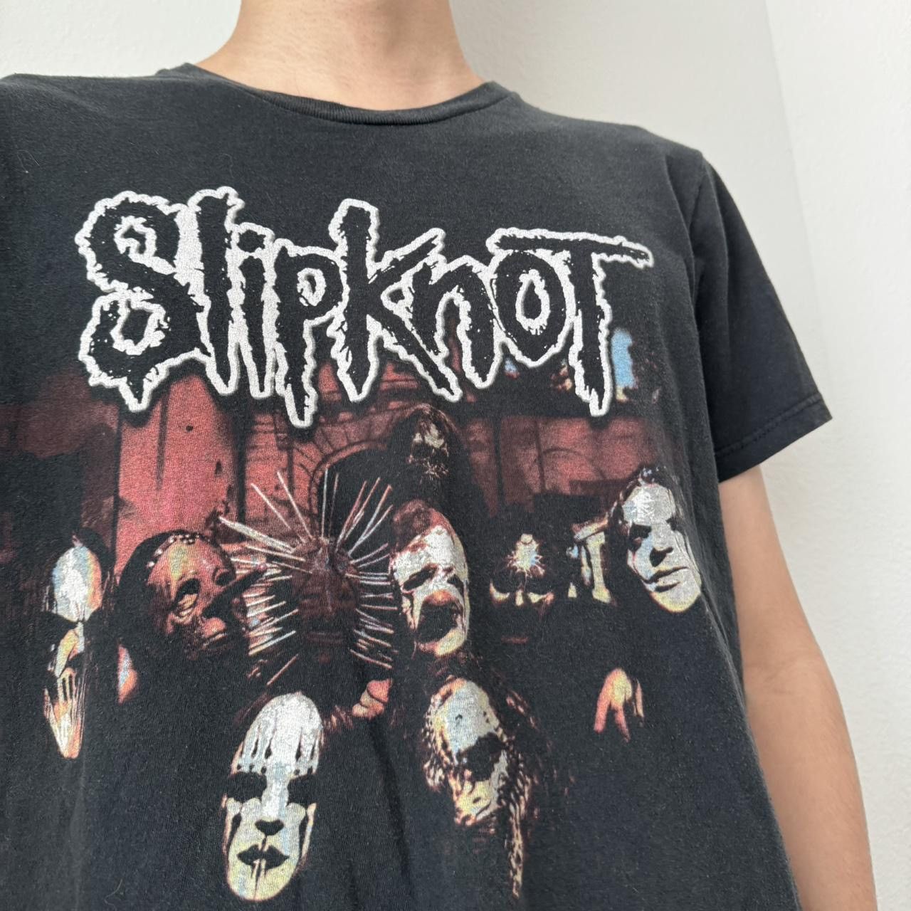 Vintage Vintage Slipknot 2000s Band Graphics Black Tee Shirt | Grailed