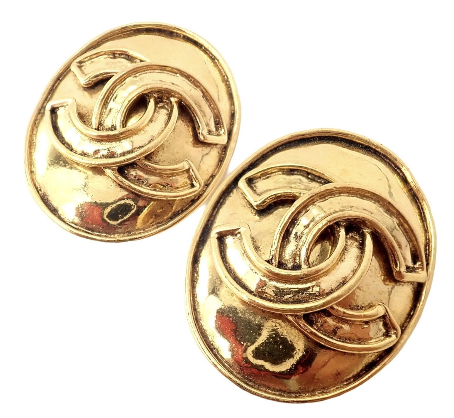 Chanel Chanel Paris France Logo Earrings 1994 Spring Collection | Grailed