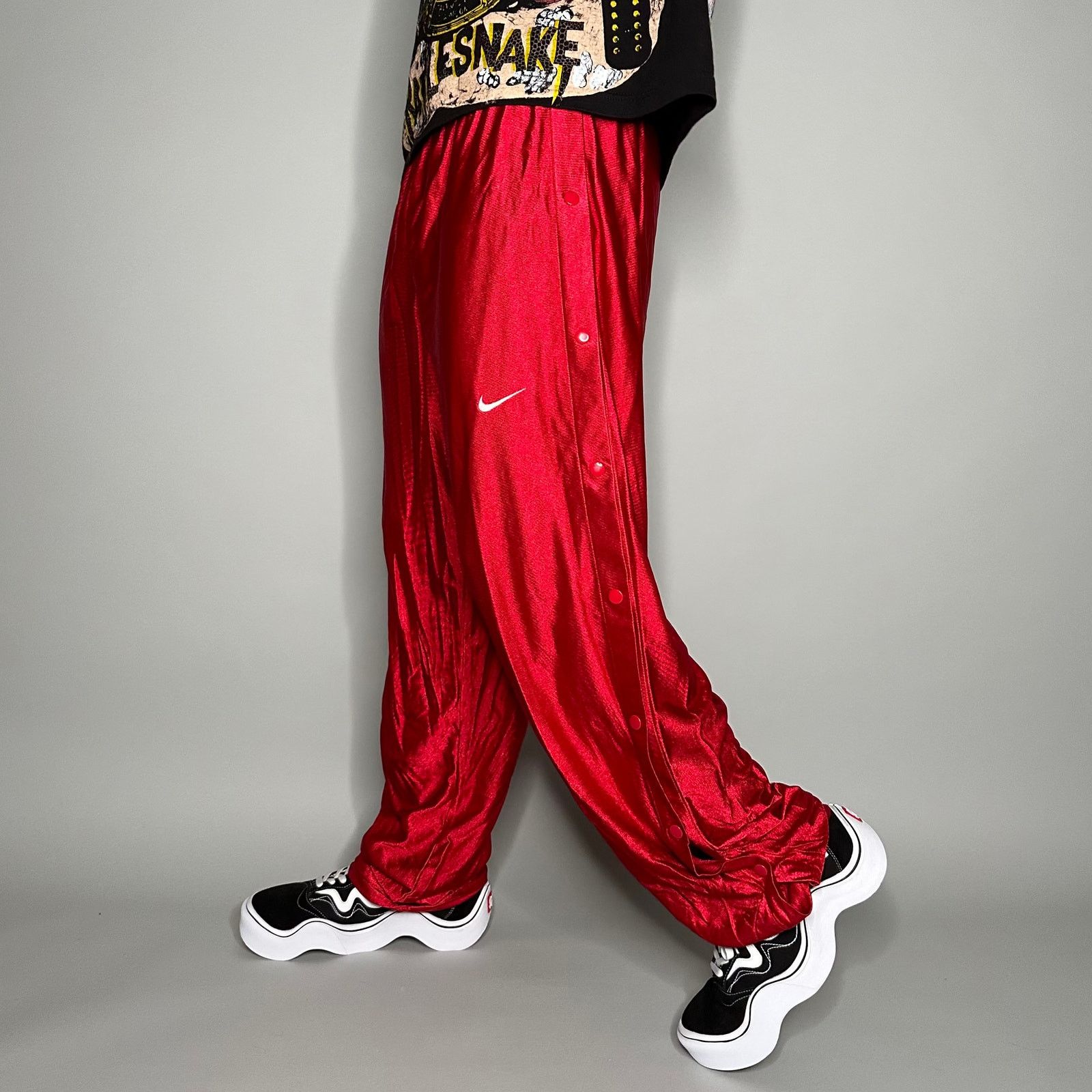 Nike Vintage Nike Breakaway Sweatpants Crimson Red Polyester 90s | Grailed