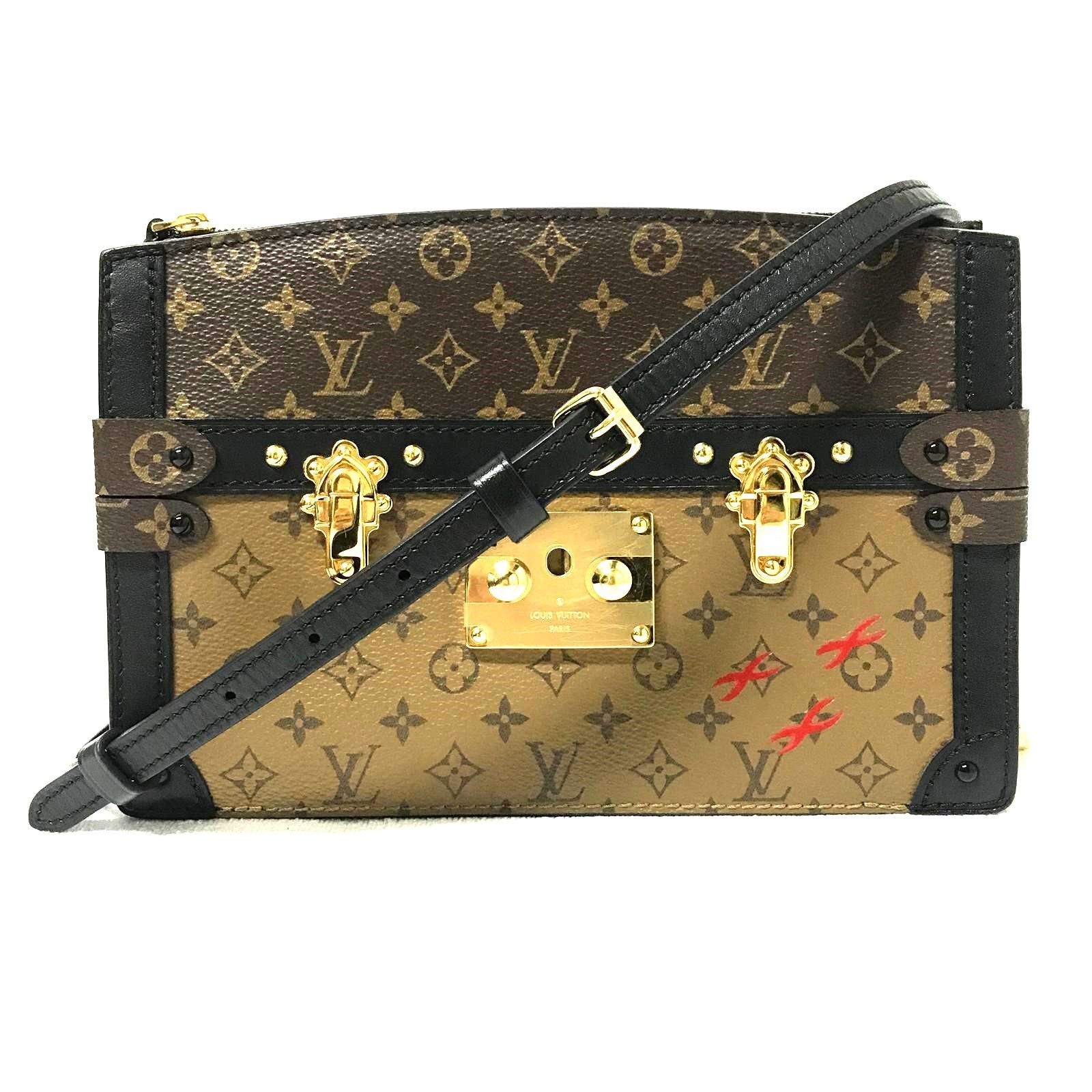 Louis Vuitton LV Reverse Monogram Canvas Trunk Shoulder Bag | Grailed