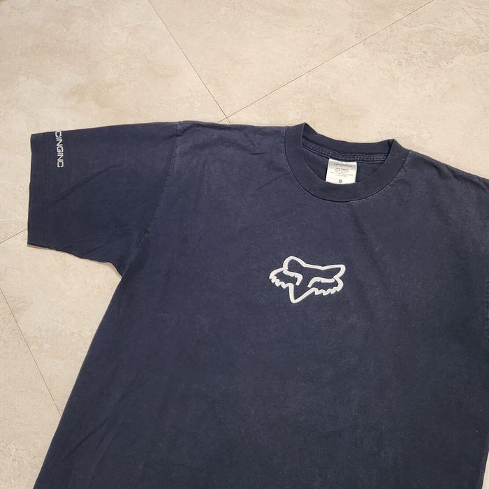 Fox Racing VTG Y2K Fox Racing Center Logo Mens L Large Graphic Motox ...