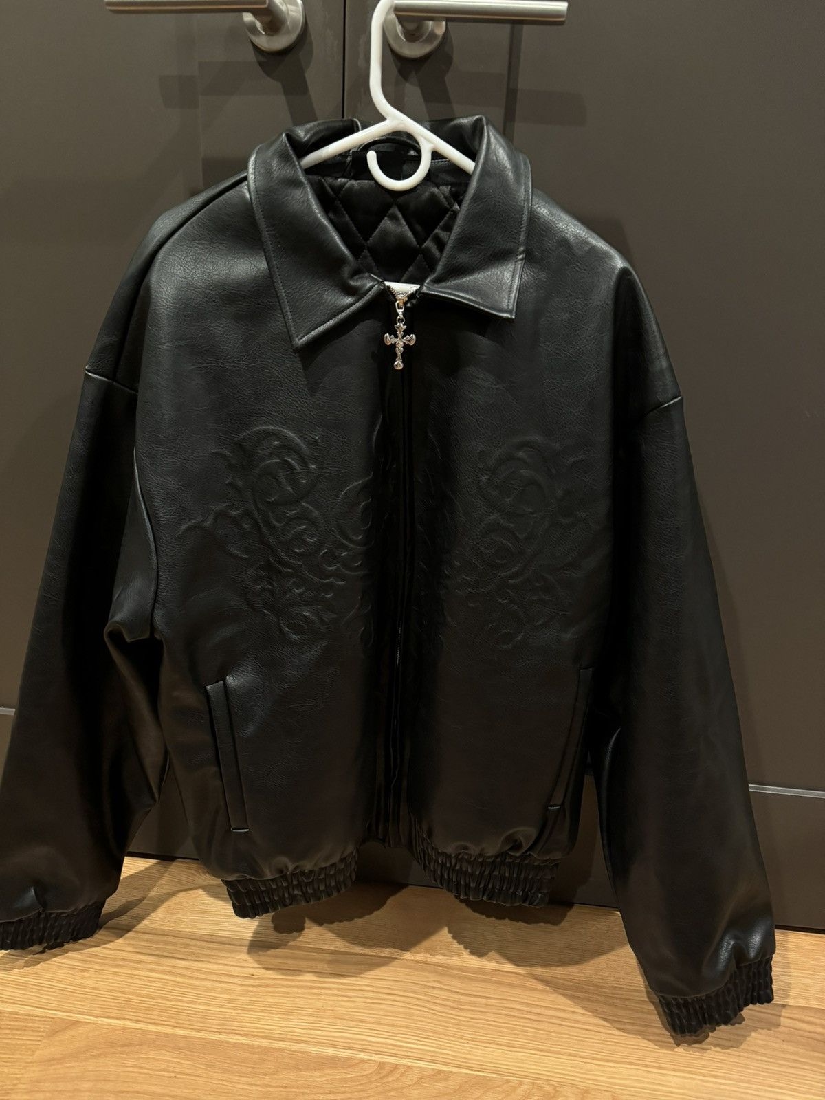 Leather Curse Celestial Leather Bomber Jacket | Grailed