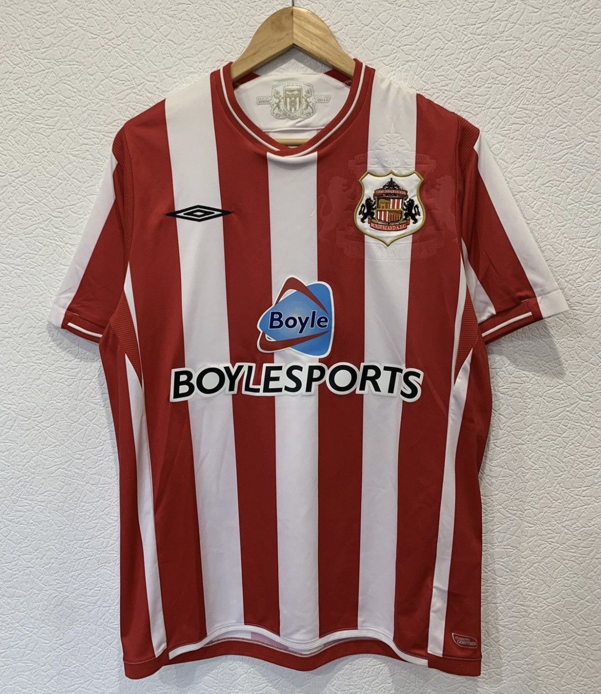 Soccer Jersey × Umbro × Vintage SUNDERLAND UMBRO 2009/2010 HOME KIT ...