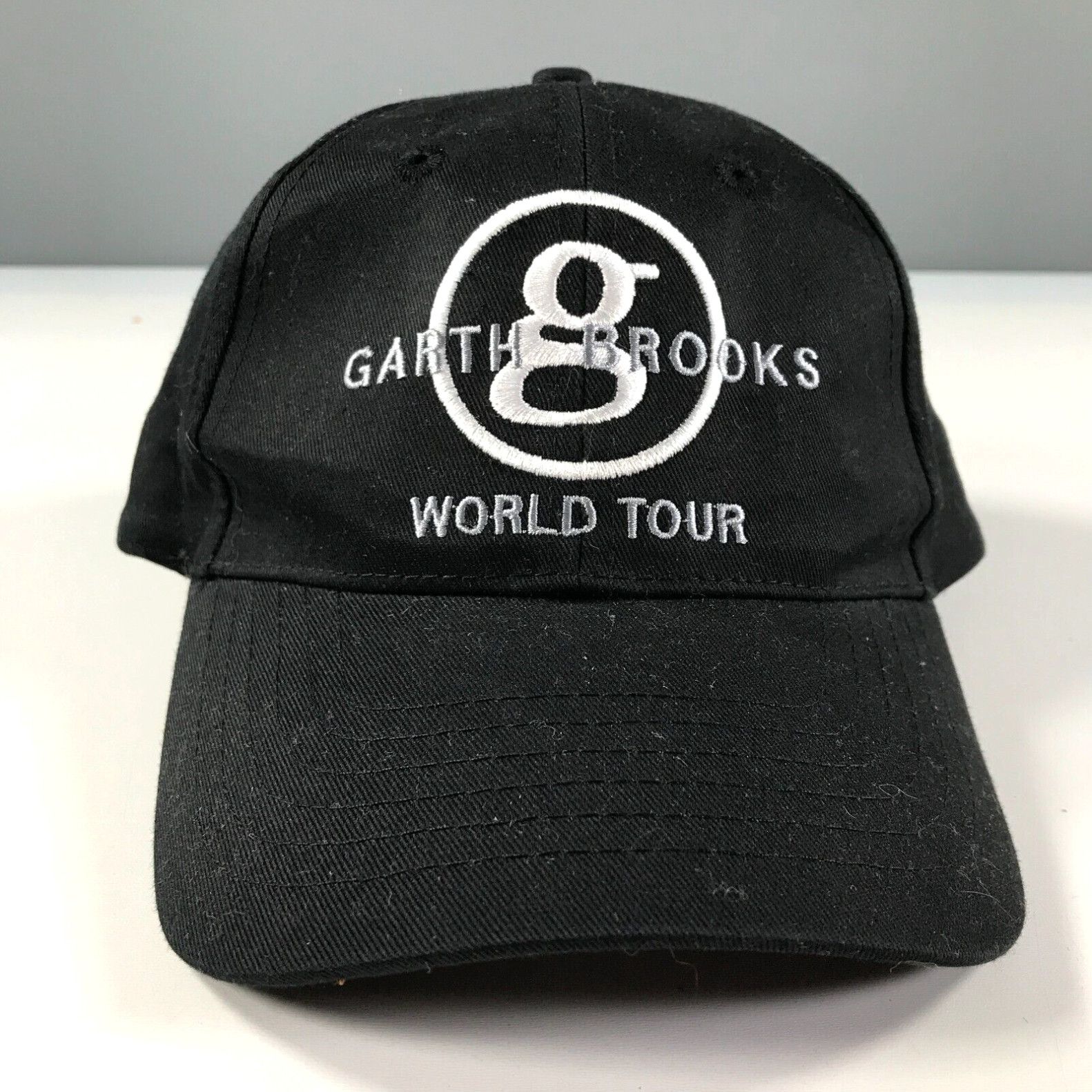 Brooks Garth Brooks Black Gray Curved Brim Dad Hat with Distinctive ...