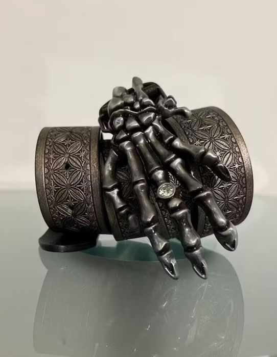 Vintage Rhinestone Skeleton Hand Belt | Grailed