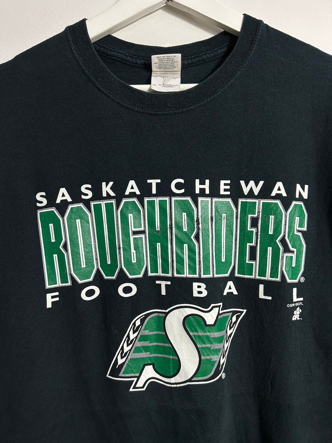 NHL × Vintage Vintage Saskatchewan Riders T-shirt size XL | Grailed