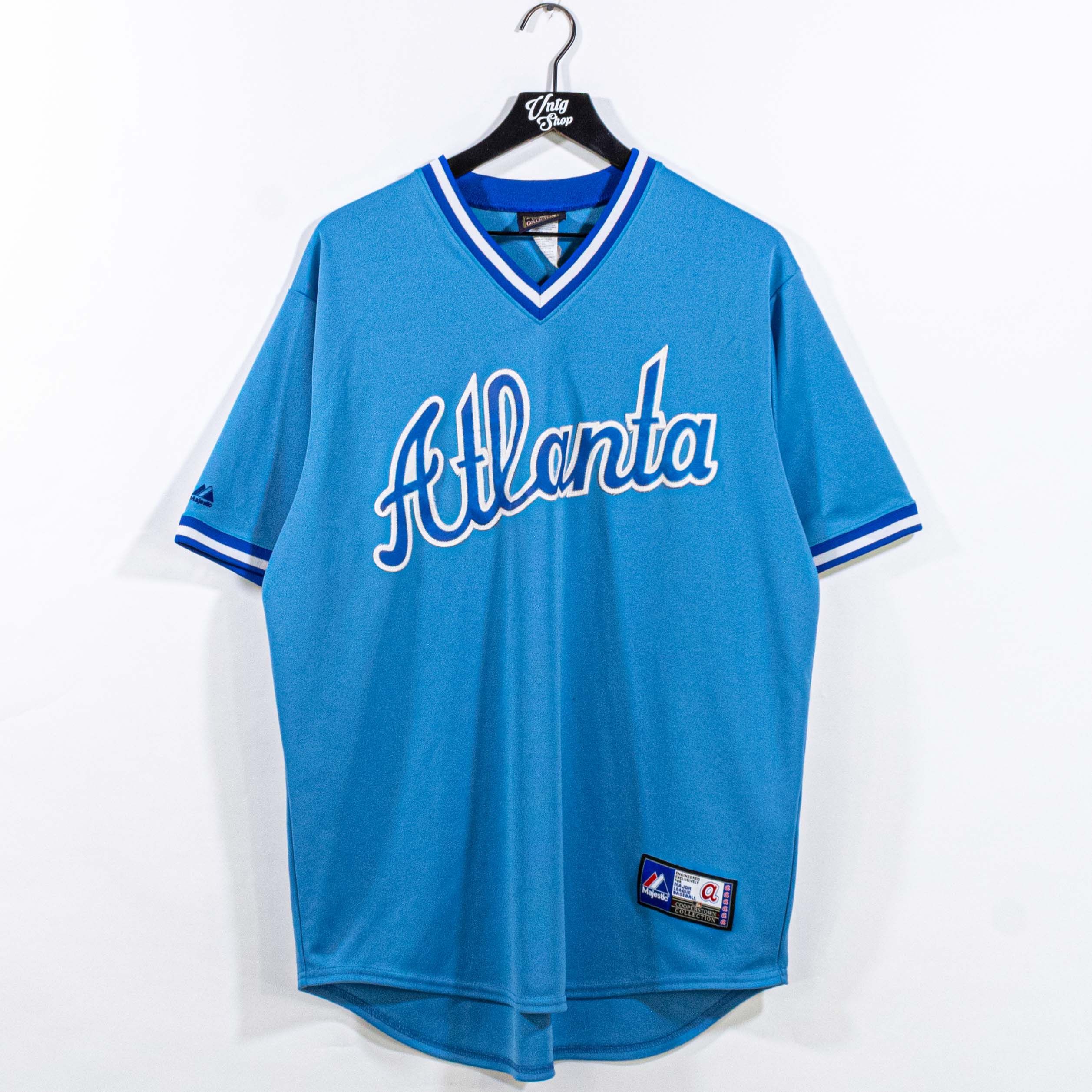 MLB × Majestic × Vintage Atlanta Braves Retro Jersey Majestic ...