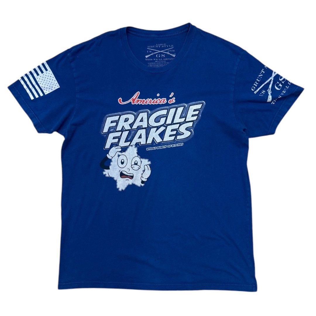 Vintage VINTAGE FRAGILE FLAKES T-SHIRT | Grailed