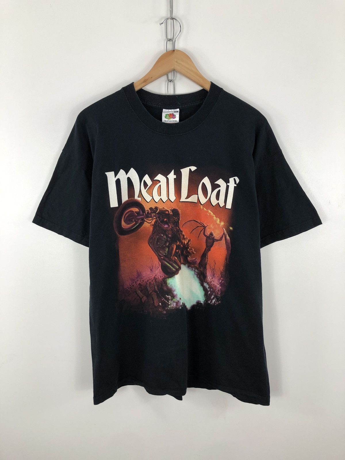 Band Tees × Vintage Vintage Meat Loaf T-Shirt 2003 Tour Rock Tee 90s ...