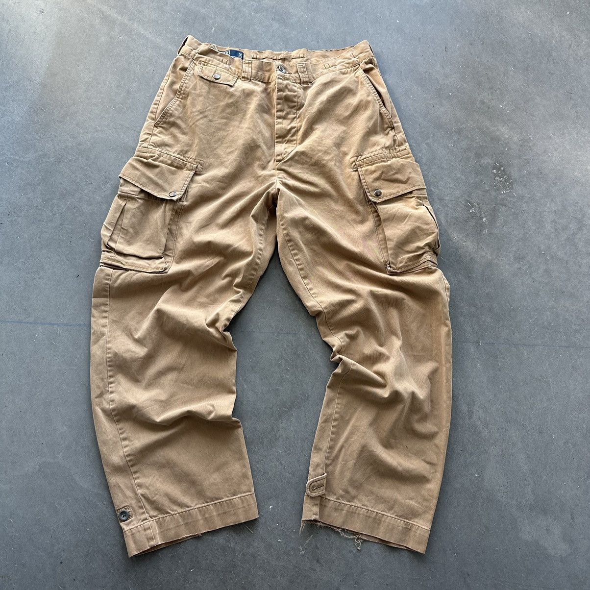 Polo Ralph Lauren Crazy Vintage Y2K Baggy Cargo Pants Polo Ralph Lauren JNCO | Grailed