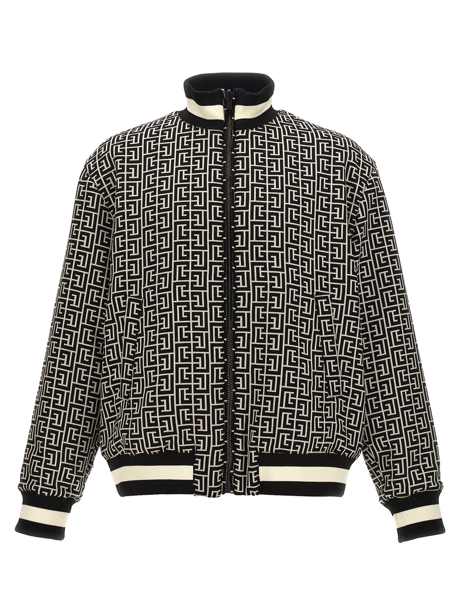 Balmain 'Monogram' Reversible Bomber Jacket | Grailed