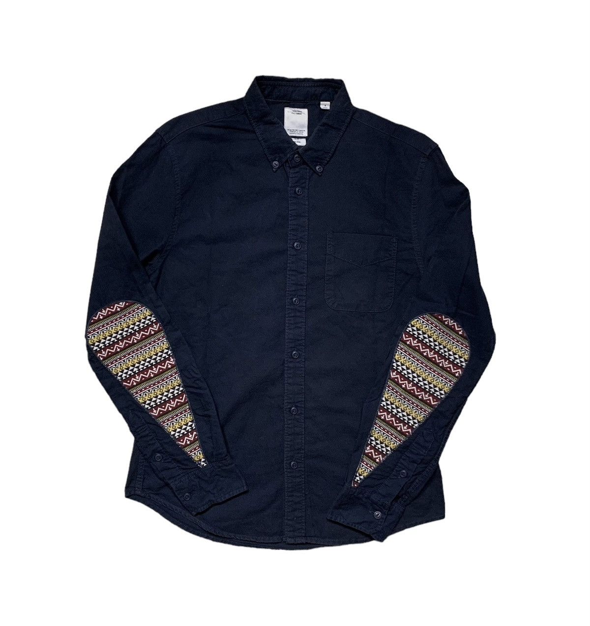 Visvim Rare Visvim Albacore Cross Logo Shirt Buttons Up Long Sleeve ...