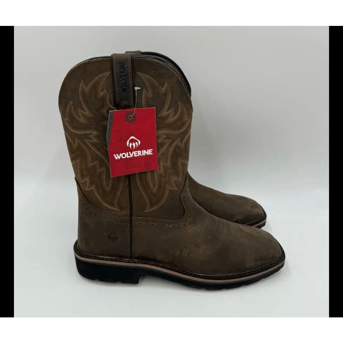 Wolverine New Wolverine Men's Leather Rancher 10" Square Toe Soft Toe ...