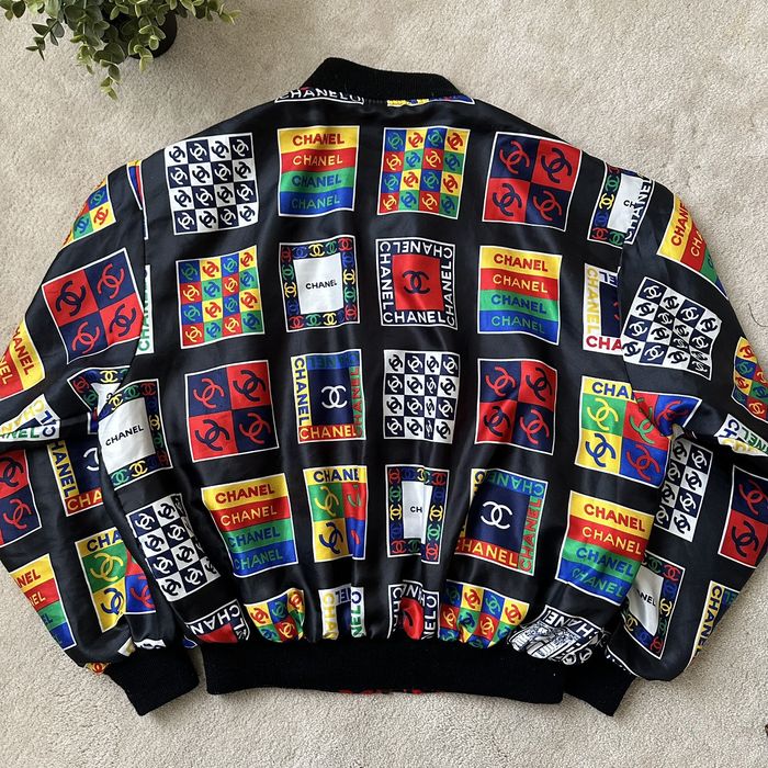 Vintage Crazy Vintage 80s Bootleg Chanel Bomber Jacket by Silkworm’s ...