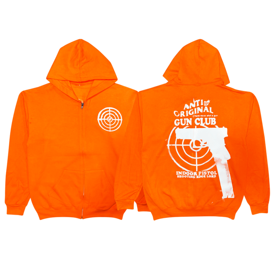 1 Of 1 1OF1 Gun Club Orange ZipUp by whyw0uldulie | Grailed