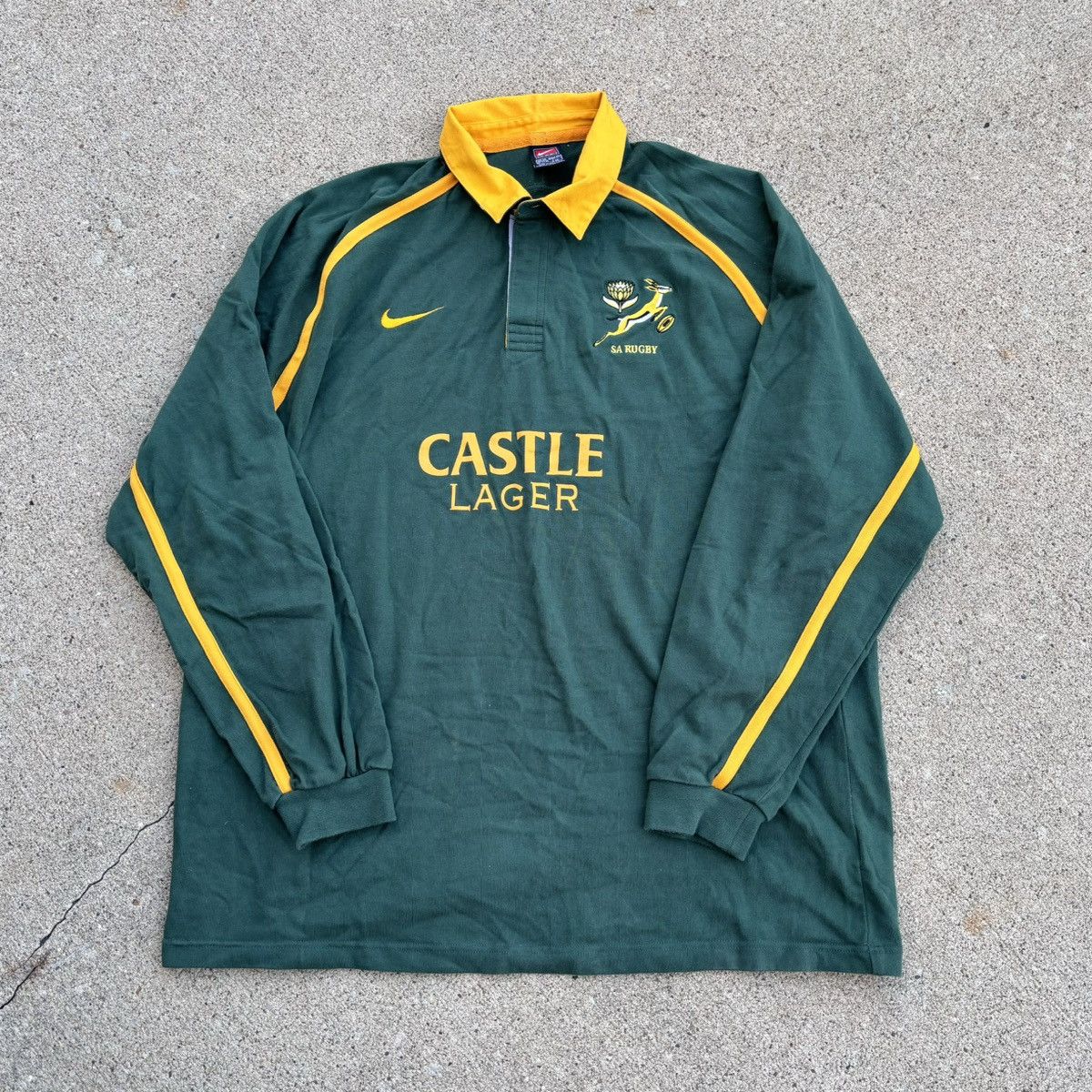 Nike × Streetwear × Vintage Vintage 90s Nike Castle Lager South Africa ...