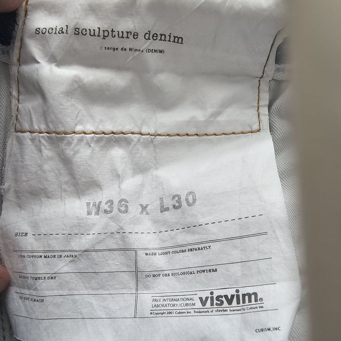 Visvim Visvim 04D5 36/30 denim jeans | Grailed