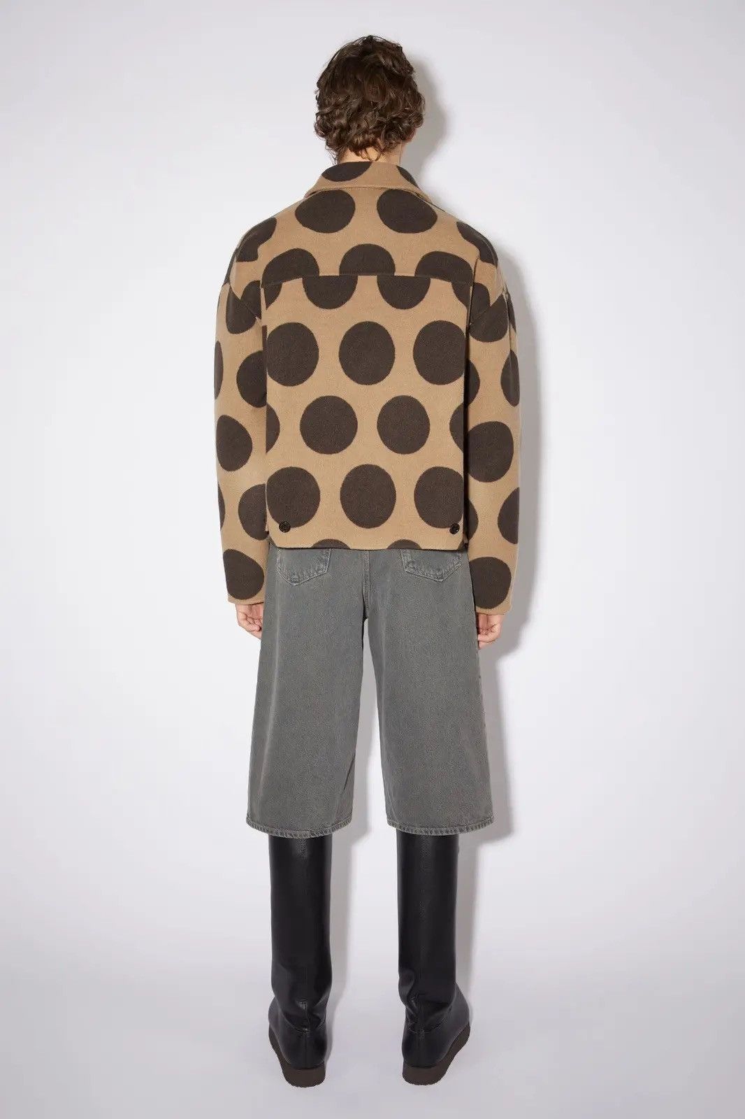 Acne Studios RARE GRAIL Acne Studios geometric pattern zip jacket | Grailed