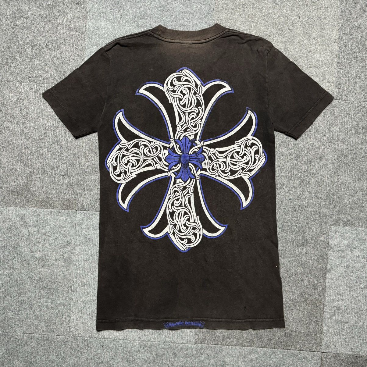 Chrome Hearts Chrome Hearts - Vintage Distressed Blue Cross | Grailed