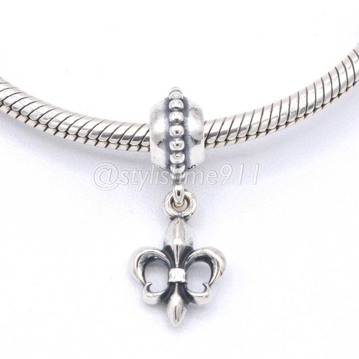 pandora Authentic Pandora Fleur de Lis Dangle | Grailed