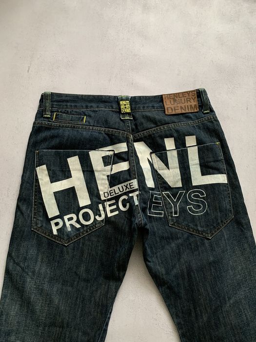 Japanese Brand Vintage Henleys Denim Pants Jeans Baggy Y2K Avant-Garde ...