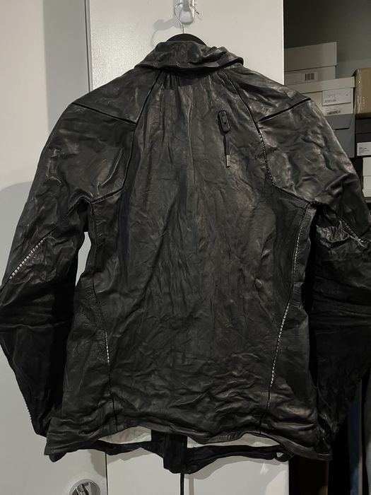 Boris Bidjan Saberi BBS AW14 J2-F251 Horse Leather Scar Stitch Jacket ...