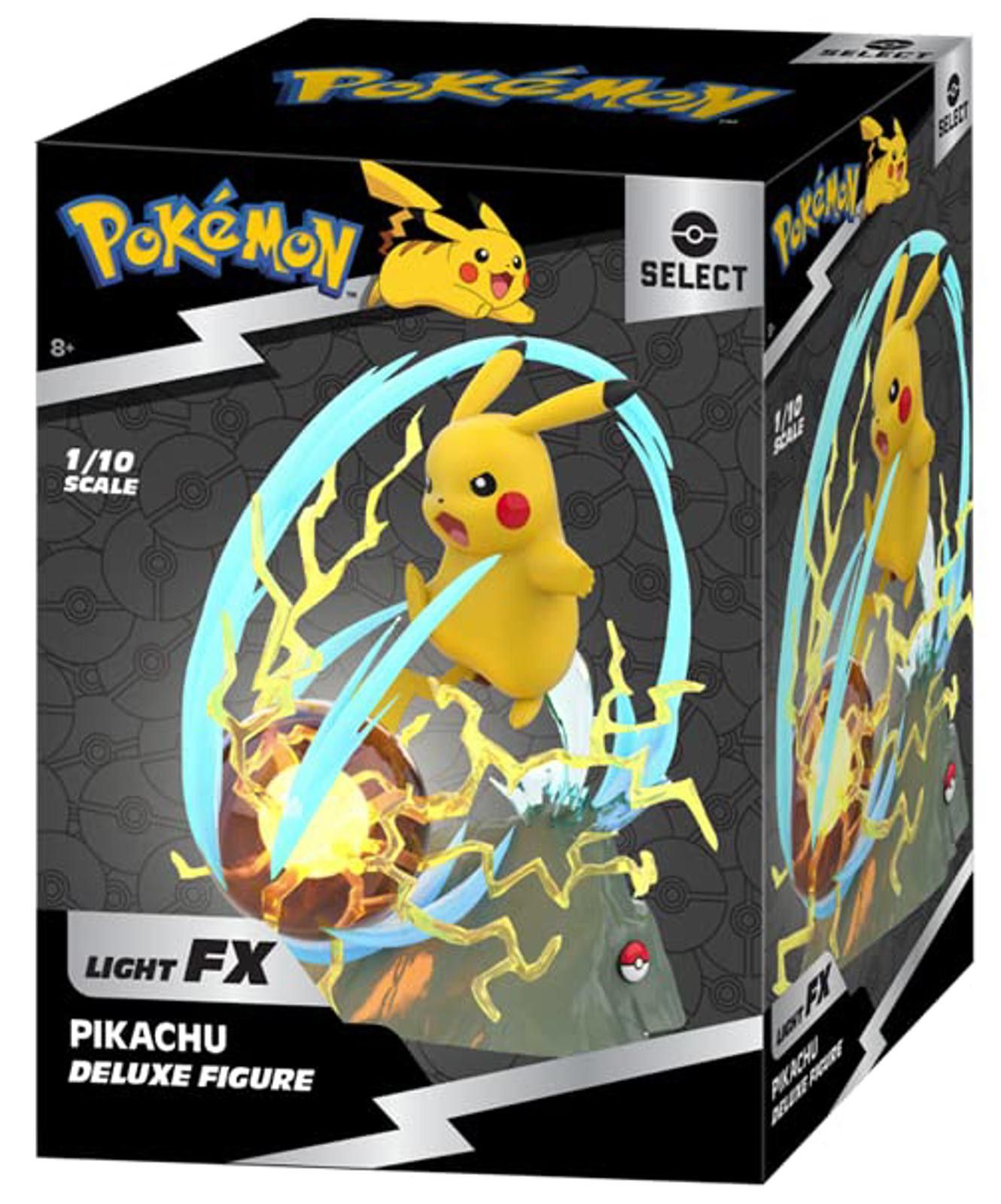 Pokemon Pokémon Pikachu Deluxe Light FX 1/10 Scale Figure Jazwares ...