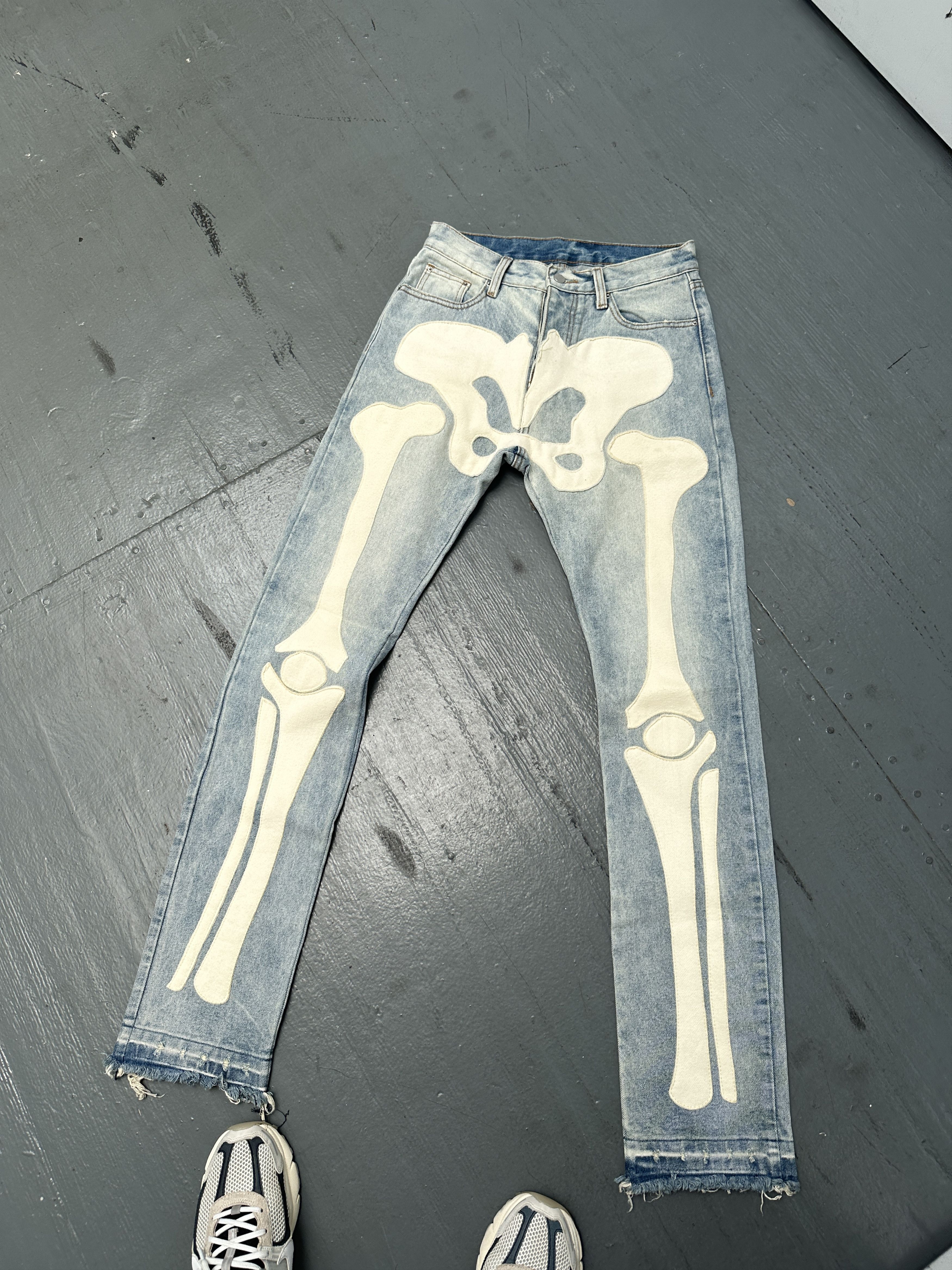 Mnml Mnml Skeleton Denim Grailed