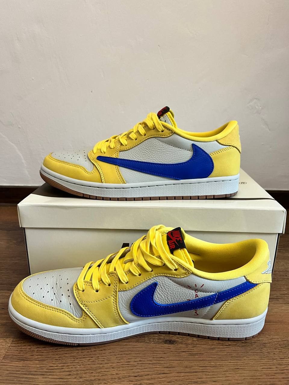 Nike Nike Jordan 1 Retro Low Travis Scott Canary | Grailed