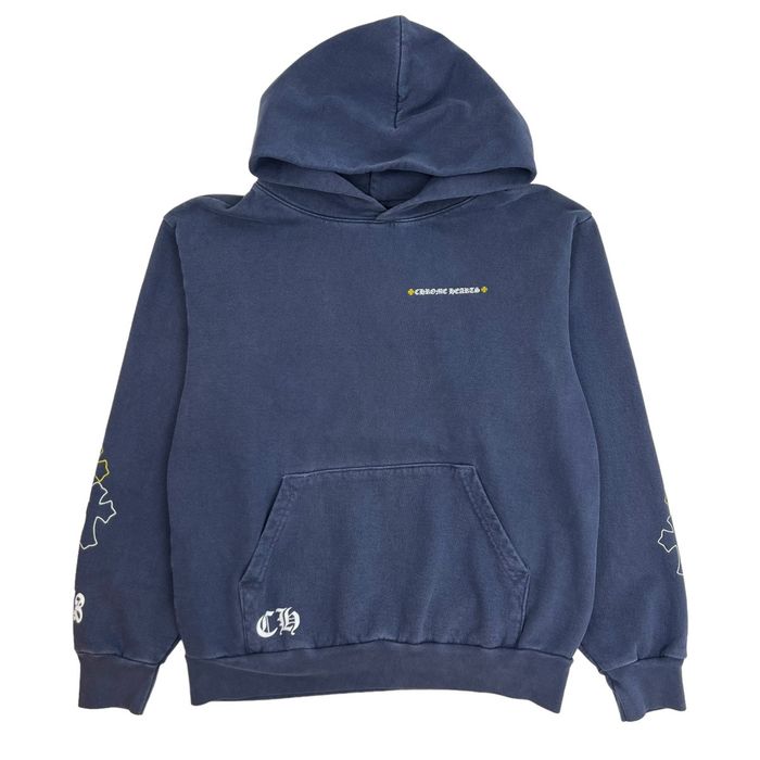 Chrome Hearts CHROME HEARTS X DRAKE CERTIFIED CHROME HAND DYED HOODIE ...