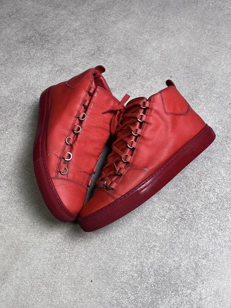 Balenciaga × Luxury × Vintage Vintage Balenciaga Arena Leather Sneakers ...