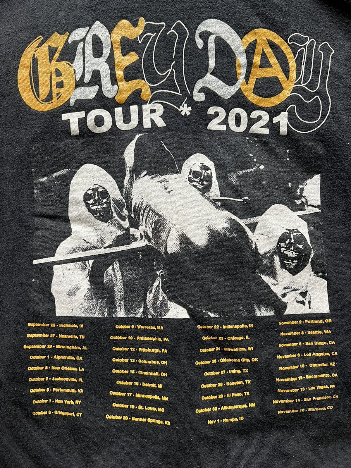 G59 Records Grey Day 2021 Hoodie - Official Tour Merch | Grailed