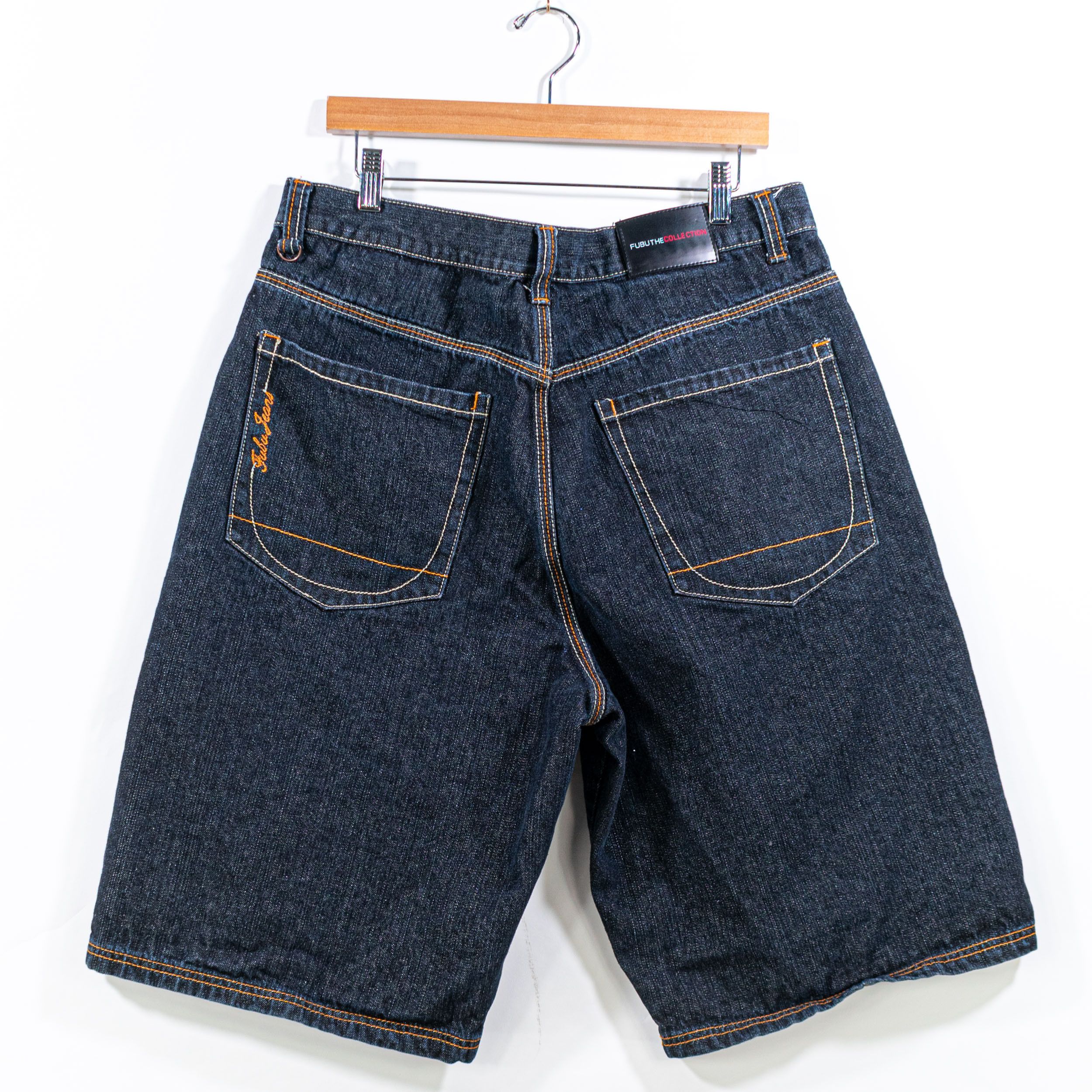 Vintage FUBU Jean Shorts 38 Y2K Hip Hop Baggy Skater Streetwear VTG | Grailed