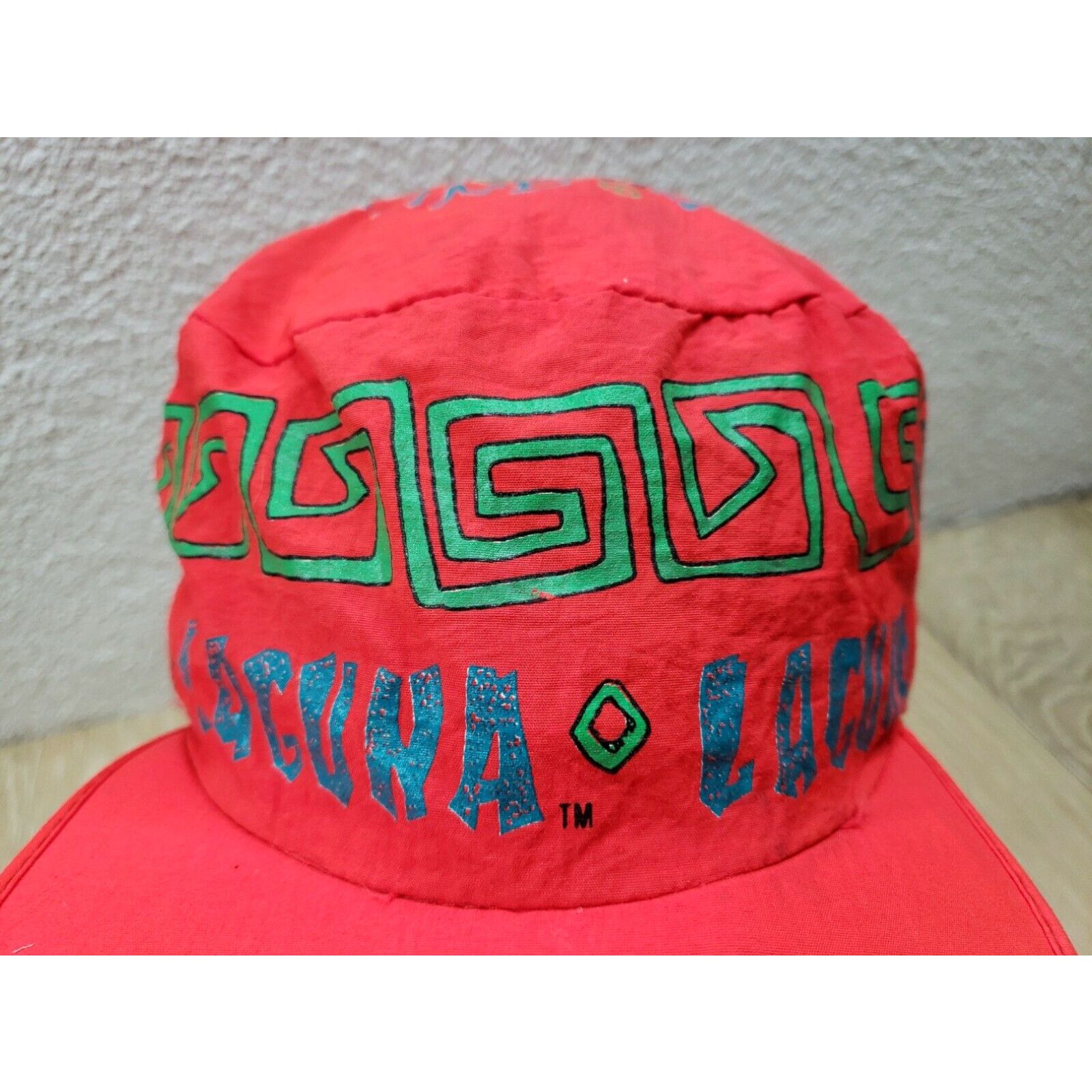 Vintage Vintage Laguna Island Life Cap Hat Arlin Beach Red Aztec Surfer ...