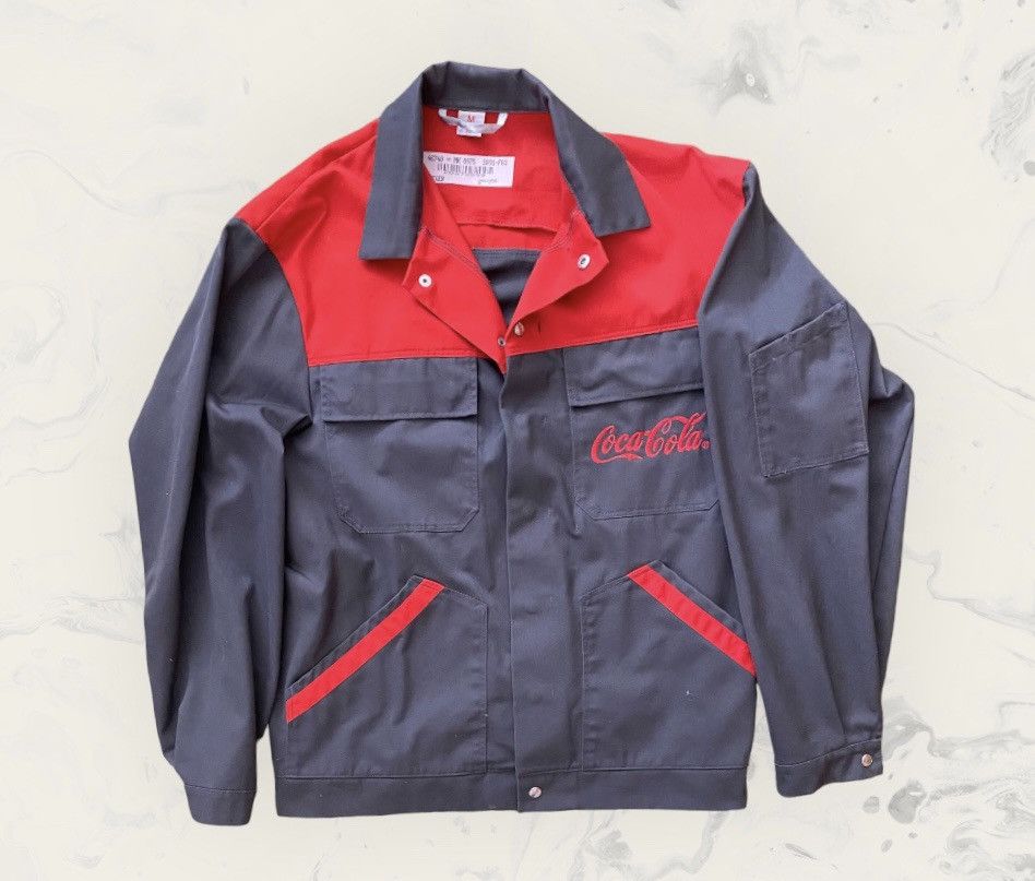 Coca Cola × Streetwear × Vintage Vintage Coca Cola Work Uniform Jacket ...