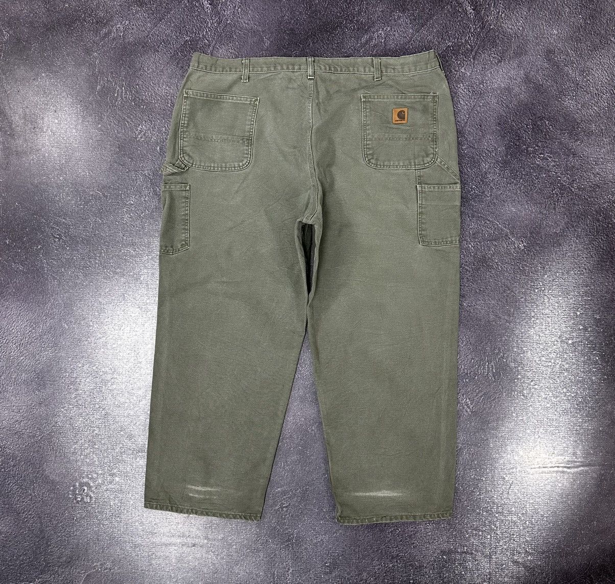 Vintage Vintage 90s Carhartt Y2K Olive Work Baggy Pants Jeans | Grailed