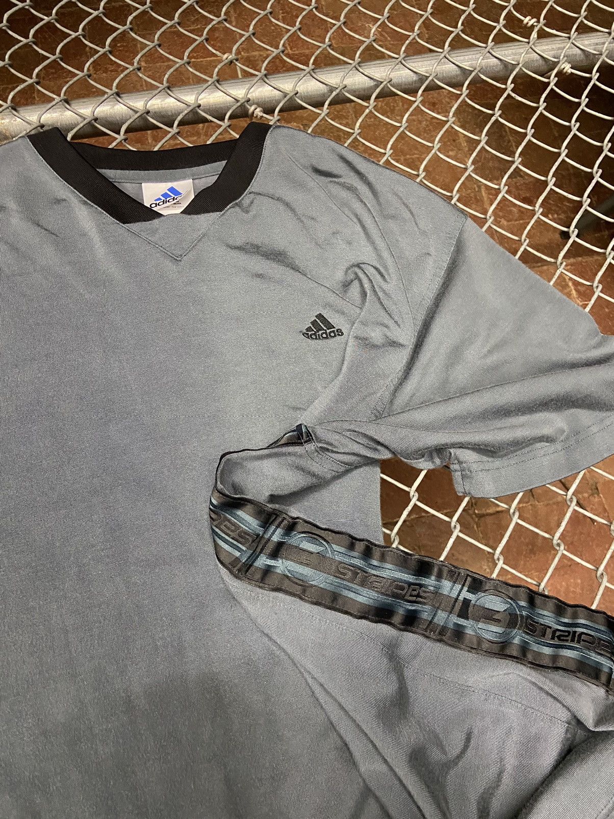 Adidas Vintage Essential Adidas Chest Logo T Shirt 3 Stripes | Grailed