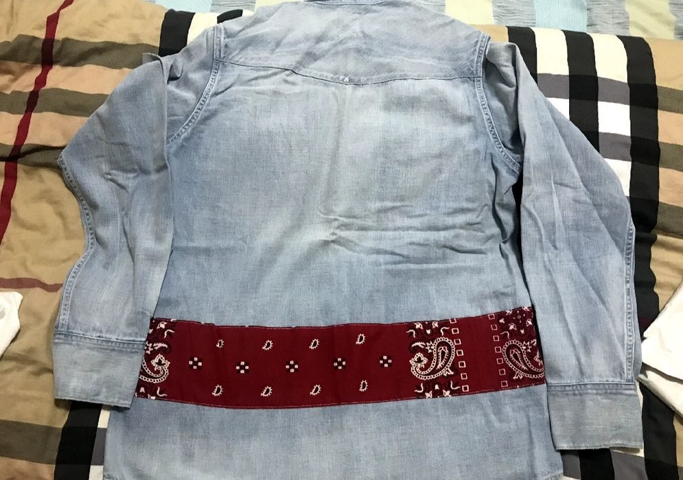 Visvim Visvim red bandana shirt | Grailed