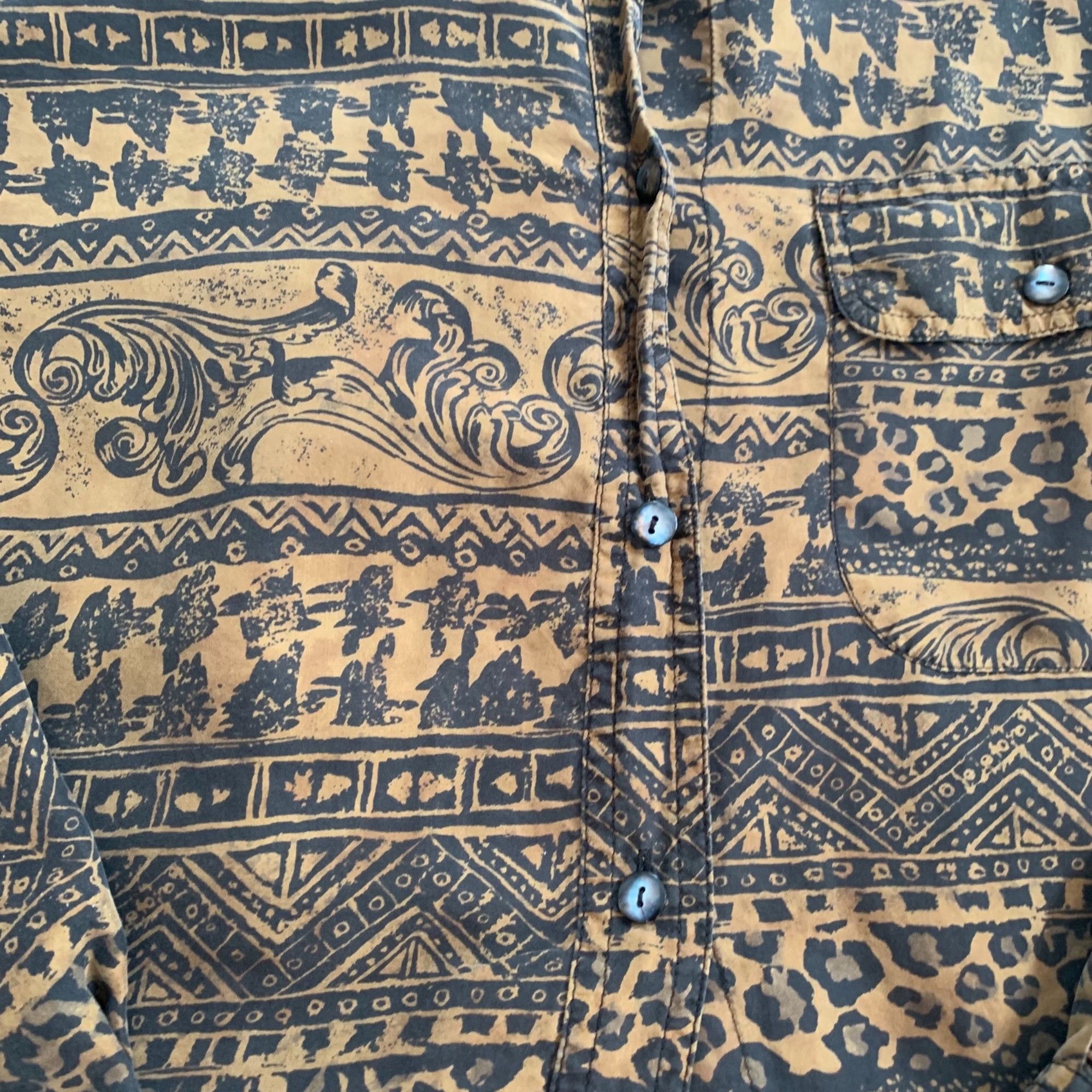 Vintage Diane Gilman For Soliloquy Abstract Print 100% Silk Shirt | Grailed