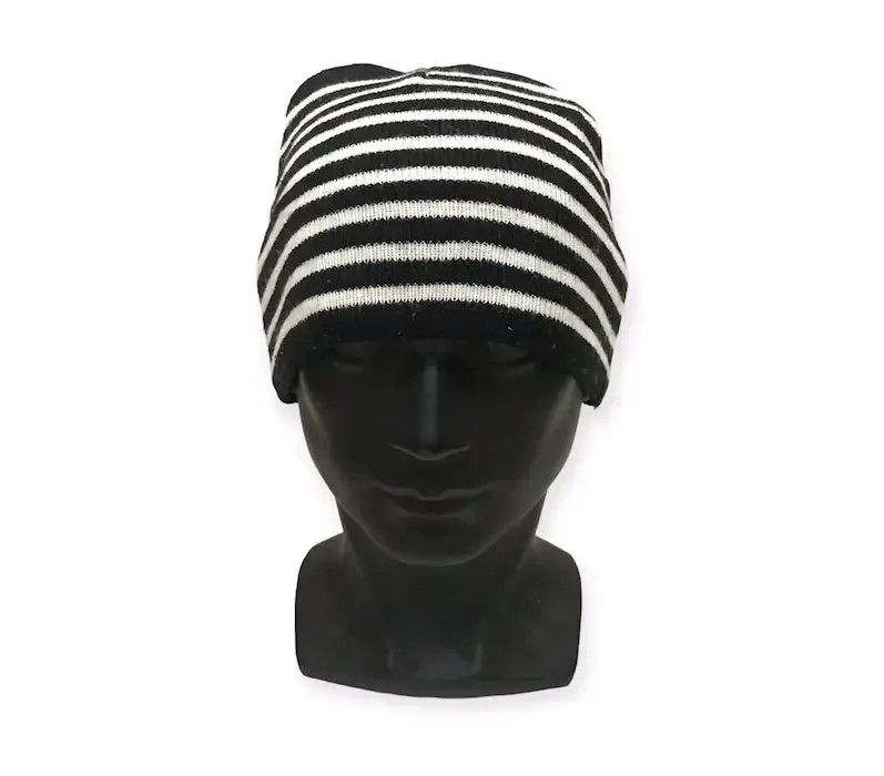 Japanese Brand × Kapital × Vintage Vintage Stripe Jail Beanie Hat | Grailed