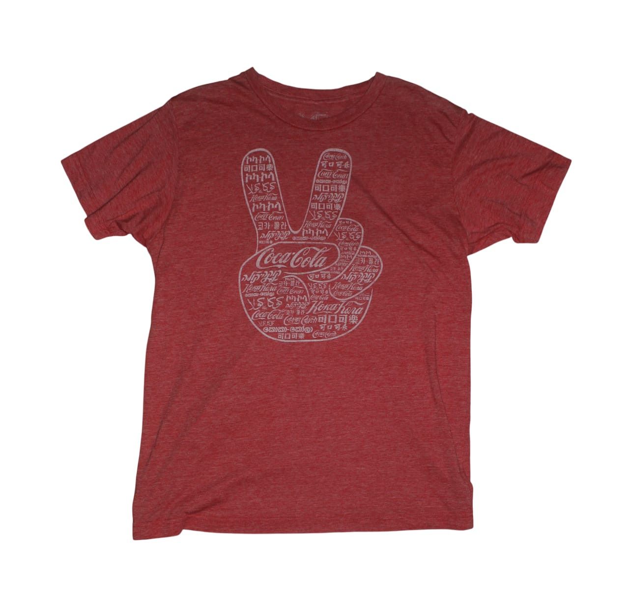 Coca Cola Mighty Fine "Coca-Cola Peace Fingers Various Languages" | Grailed