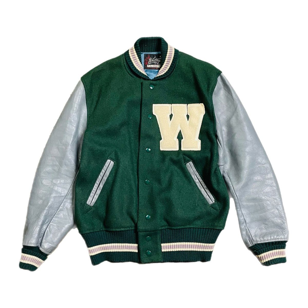 Vintage Vintage 60s Whiting Green Varsity Jacket | Grailed
