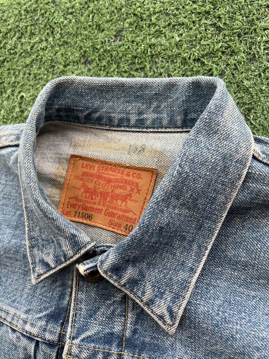 Vintage Vtg. Levis 506XX 71506 Type 1 Selvedge Denim Trucker Jacket ...