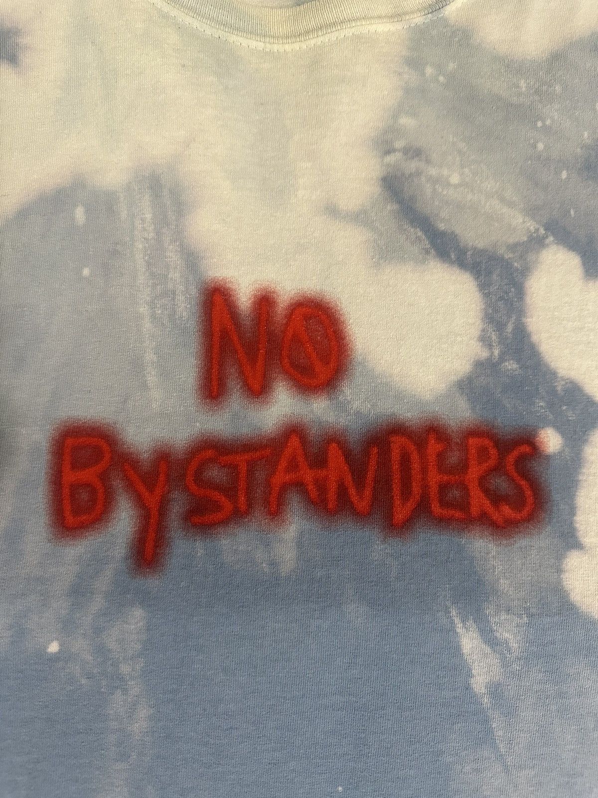 Travis Scott Travis Scott No Bystanders Blue Tie Dye Tee | Grailed