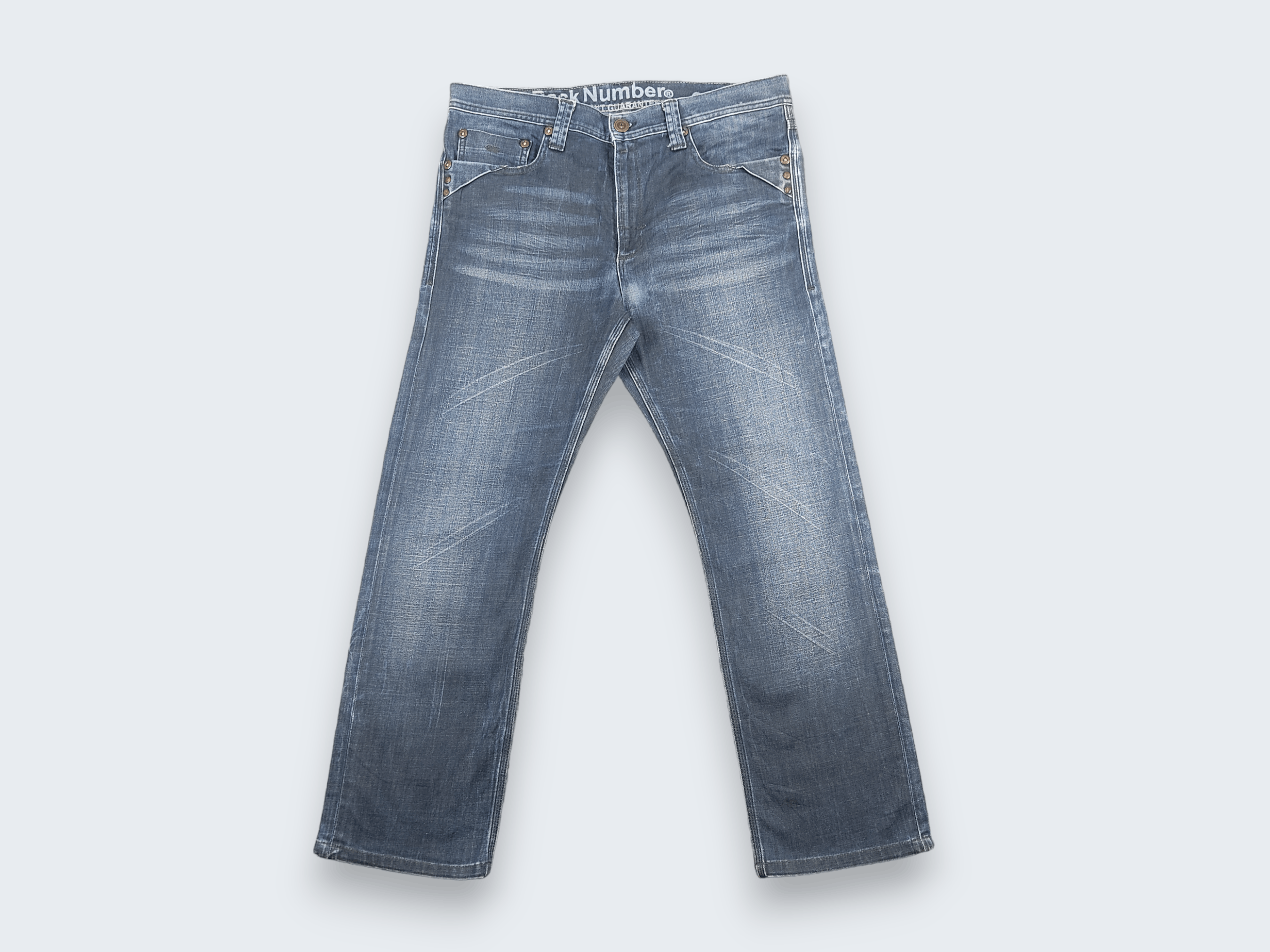 Japanese Brand × Streetwear × Vintage Vintage Back Number Jeans L575 ...