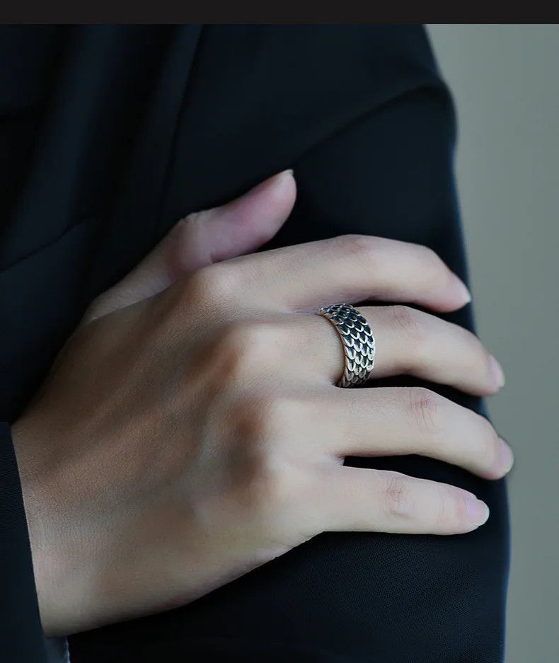 Jewelry Retro Dragon Scale Ring | Grailed