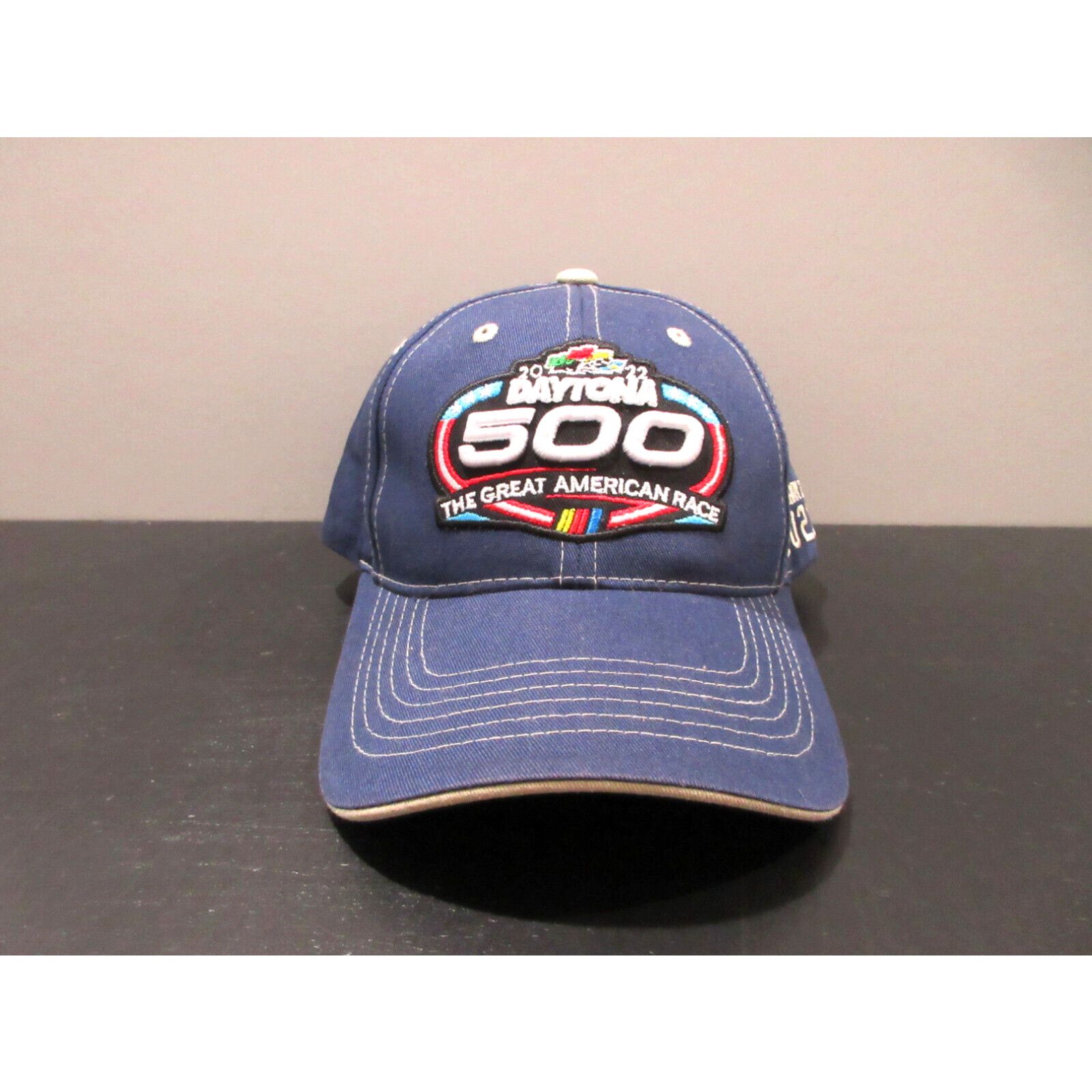 NASCAR Nascar Hat Cap Strap Back Blue White Daytona 500 Racing Team ...