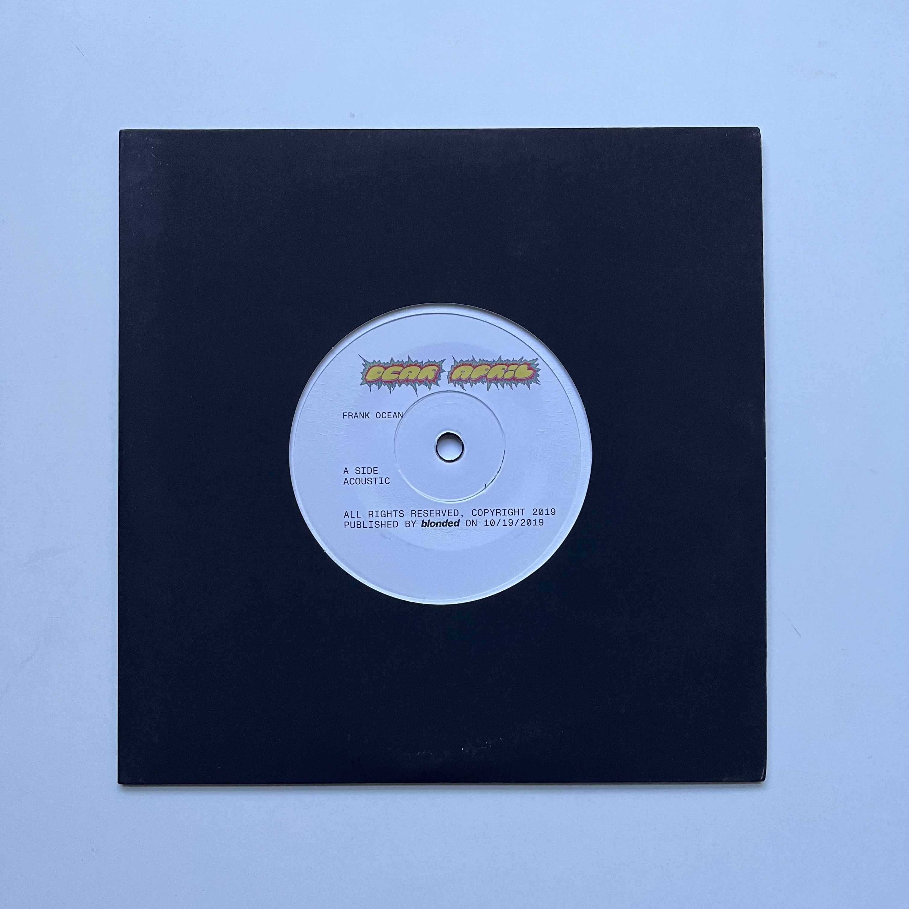 Frank Ocean Dear April Vinyl - Official Pressing | Grailed